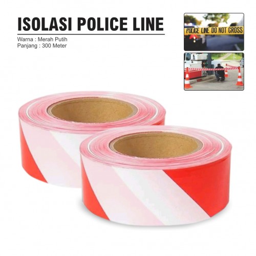 AL-ISOLASI POLICE LINE 3" MERAH | Products - Aldo - Tools & Hardware